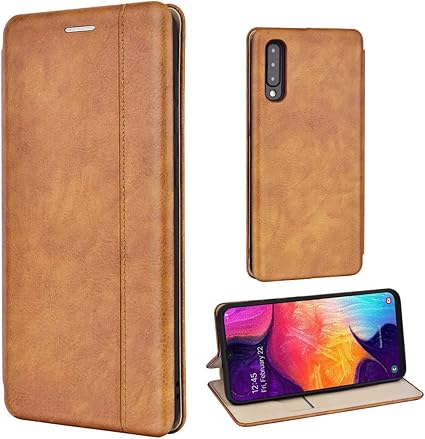 Leaum Leder Handyhülle für Samsung Galaxy A50: Amazon.de: Elektronik