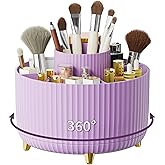 Amazon.com: 360° Rotate Makeup Brush Holder Organizer, Makeup ...