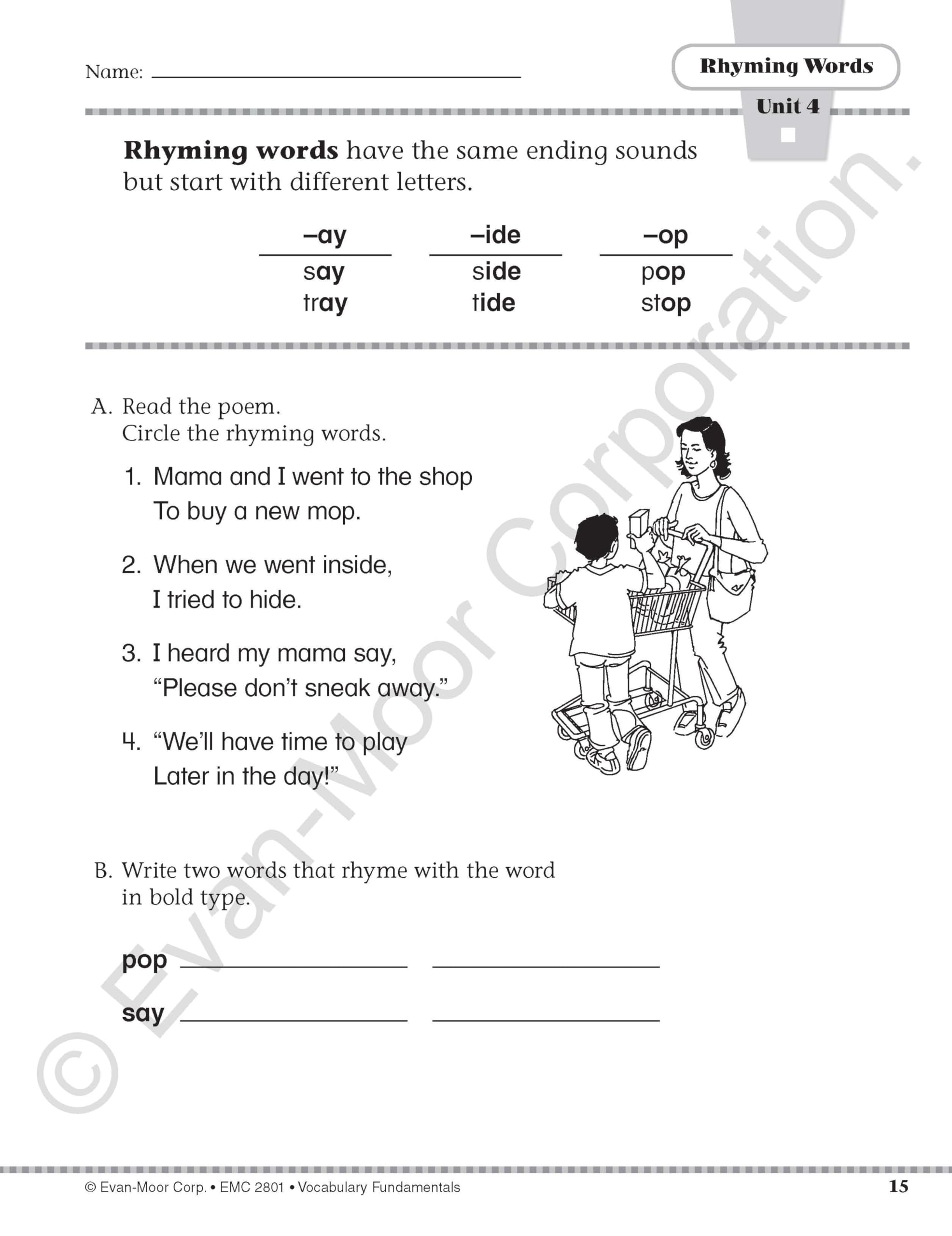 Mua Evan-Moor Vocabulary Fundamentals, Grade 1 Homeschool and Classroom ...