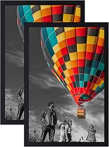 Amazon.com: Golden State Art, 12x18 inch Poster Frame Black 2 Pack ...