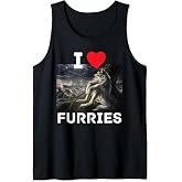 Amazon.com: I Heart Furries Funny Cringe Furry Alpha Werewolf Wolf Meme ...