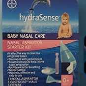hydraSense Nasal Aspirator Starter Kit, Baby Nasal Care, Relieve ...
