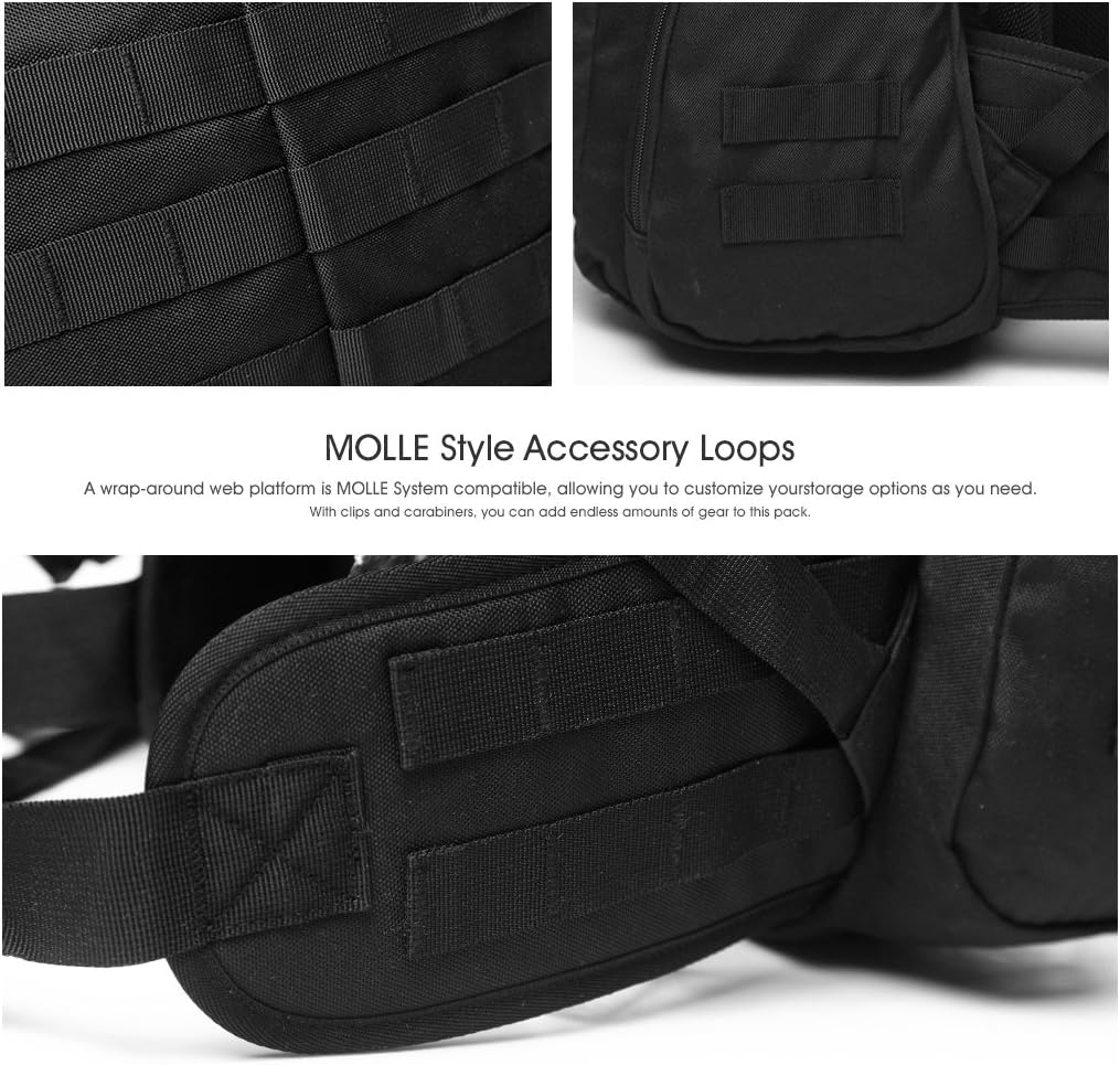 Mardingtop 25L/40L Rucksack Military Tactical Backpack Adult Assault ...