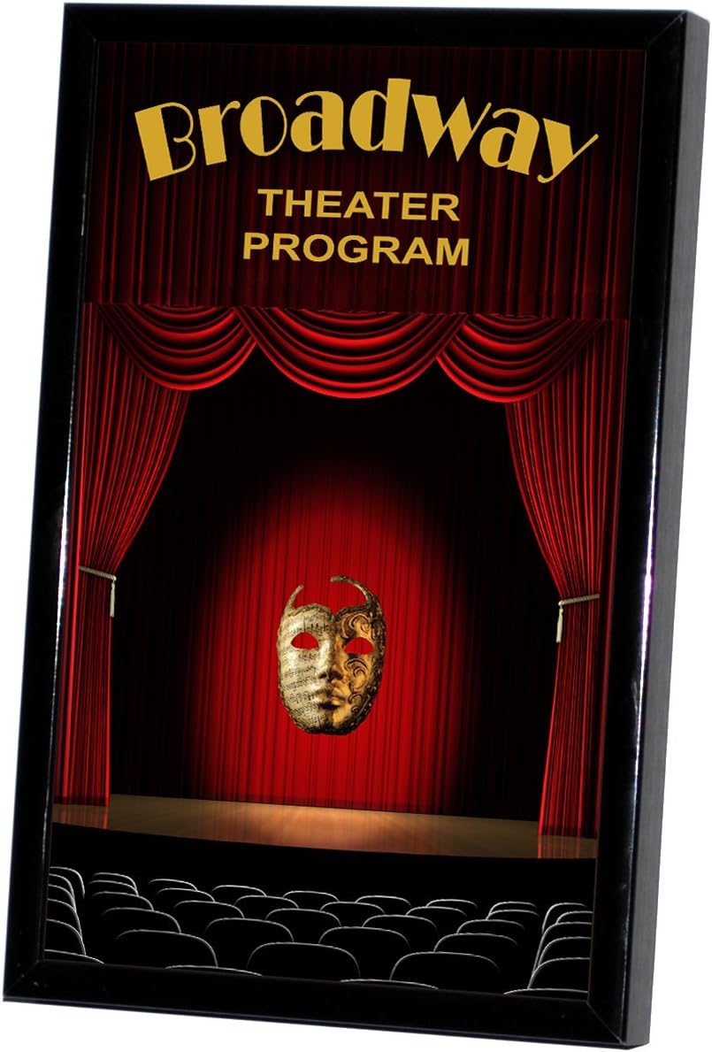 Amazon.com - National Frames 5 3/8 X 8 1/2 Broadway Playbill Frame ...