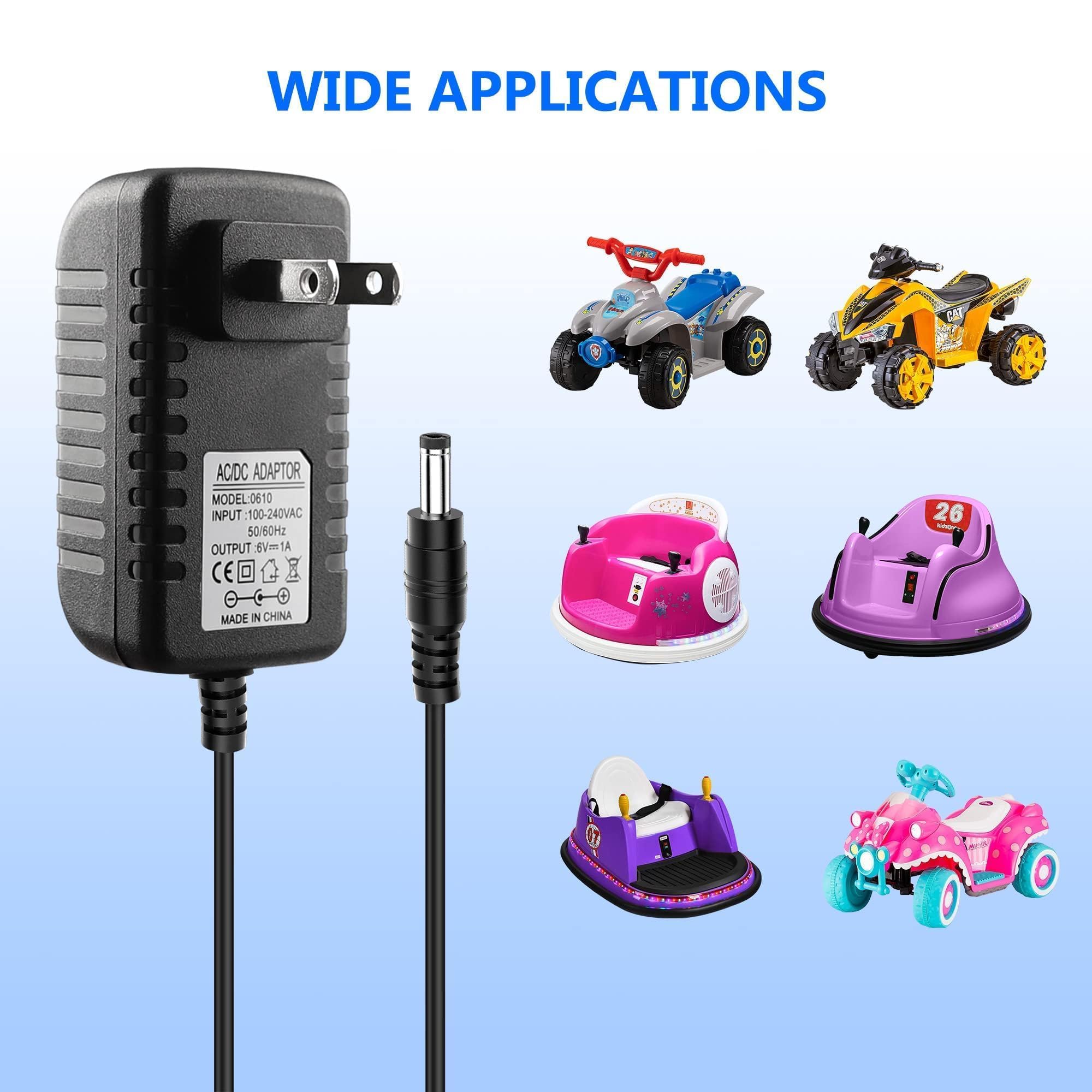 Mua BXIZXD 6V Battery Charger for Ride On Toys, 6 Volt Charger ...