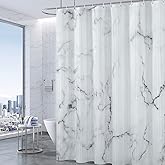 Amazon.com: ZTTXL Gray -White Marble Shower Curtain, Abstract Modern Decor Fabric Shower Curtain ...