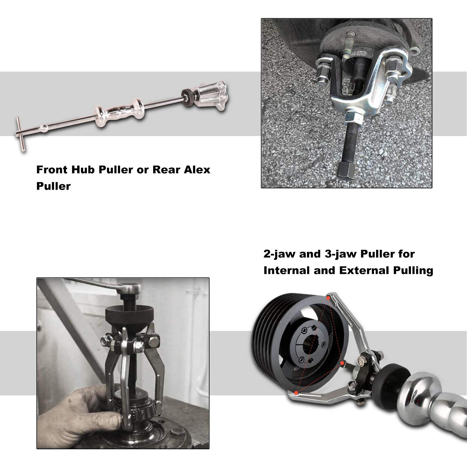 Slide Hammer, Orion Motor Tech 9-Way Internal/External Slide Hammer ...