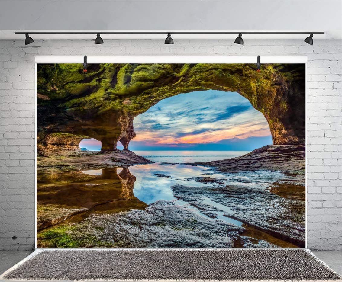 CdHBH 6x4ft Sea Cave Backdrop Coastal Natural Landscape Photography ...