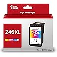 Amazon.com: CL-246 Tri-Color Ink Cartridge Remanufactured for Canon ...
