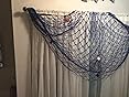 Amazon.com: Nature Fish Net Wall Decoration with Shells, Ocean Themed ...