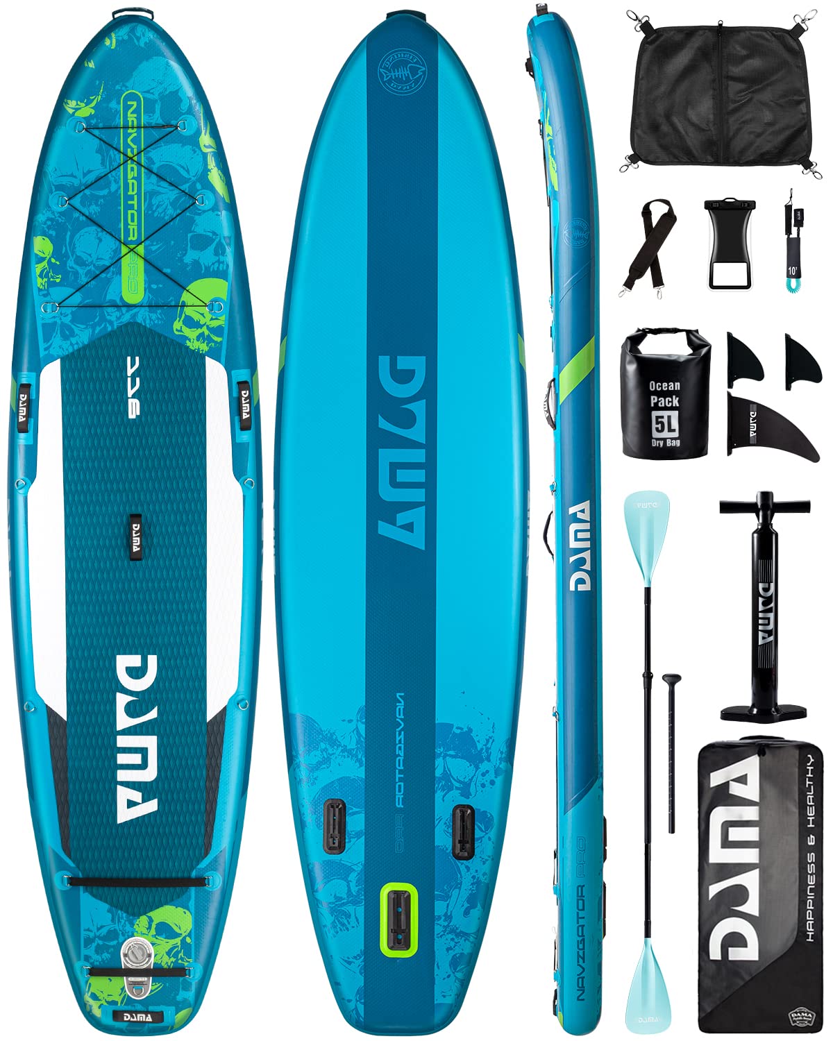 Mua Dama Inflatable SUP 11'6"*35", Standup Paddleboard Adjustable 4 ...