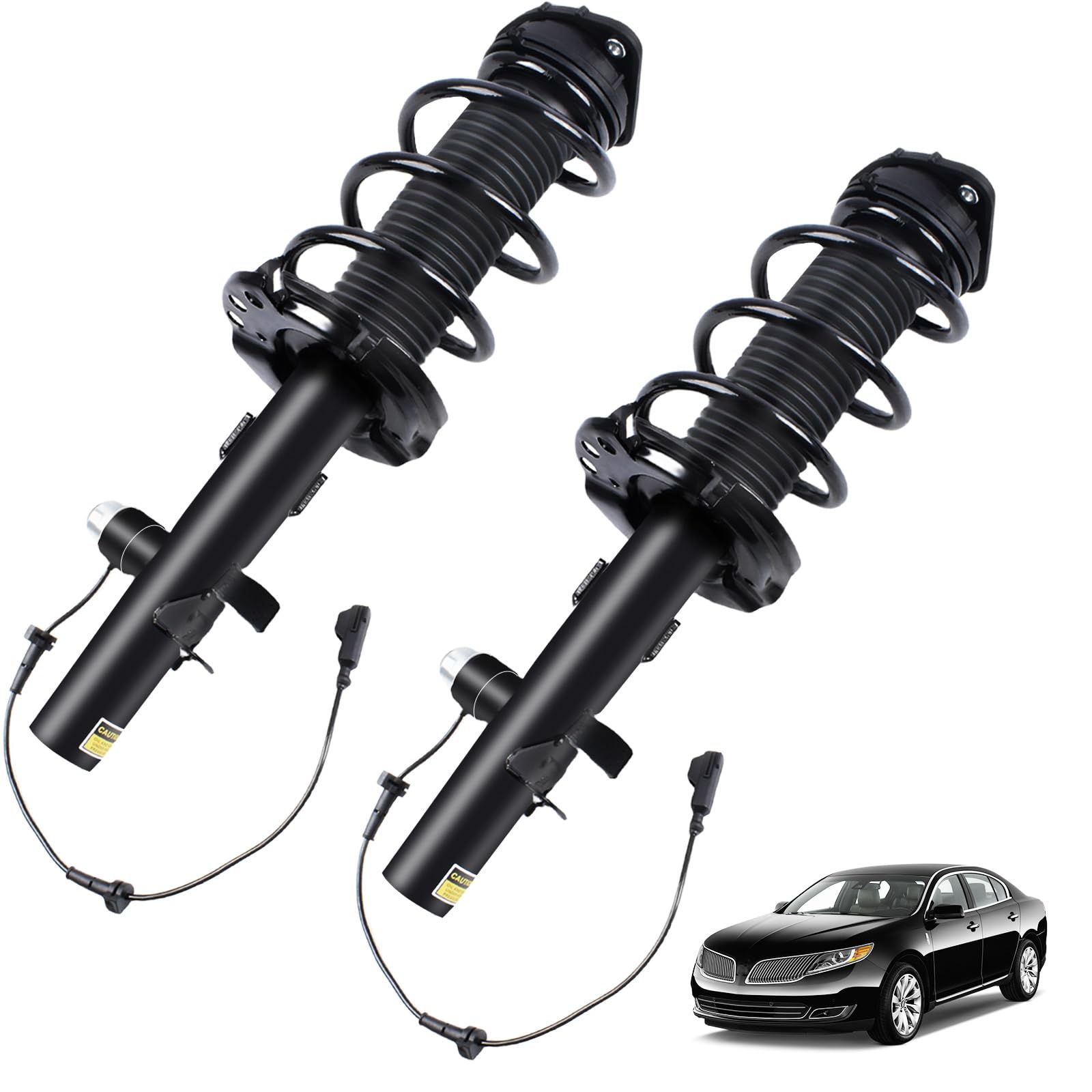 Pair Front Strut Assemblie w/Electronic Fit for 2015-2019 Lincoln MKC ...