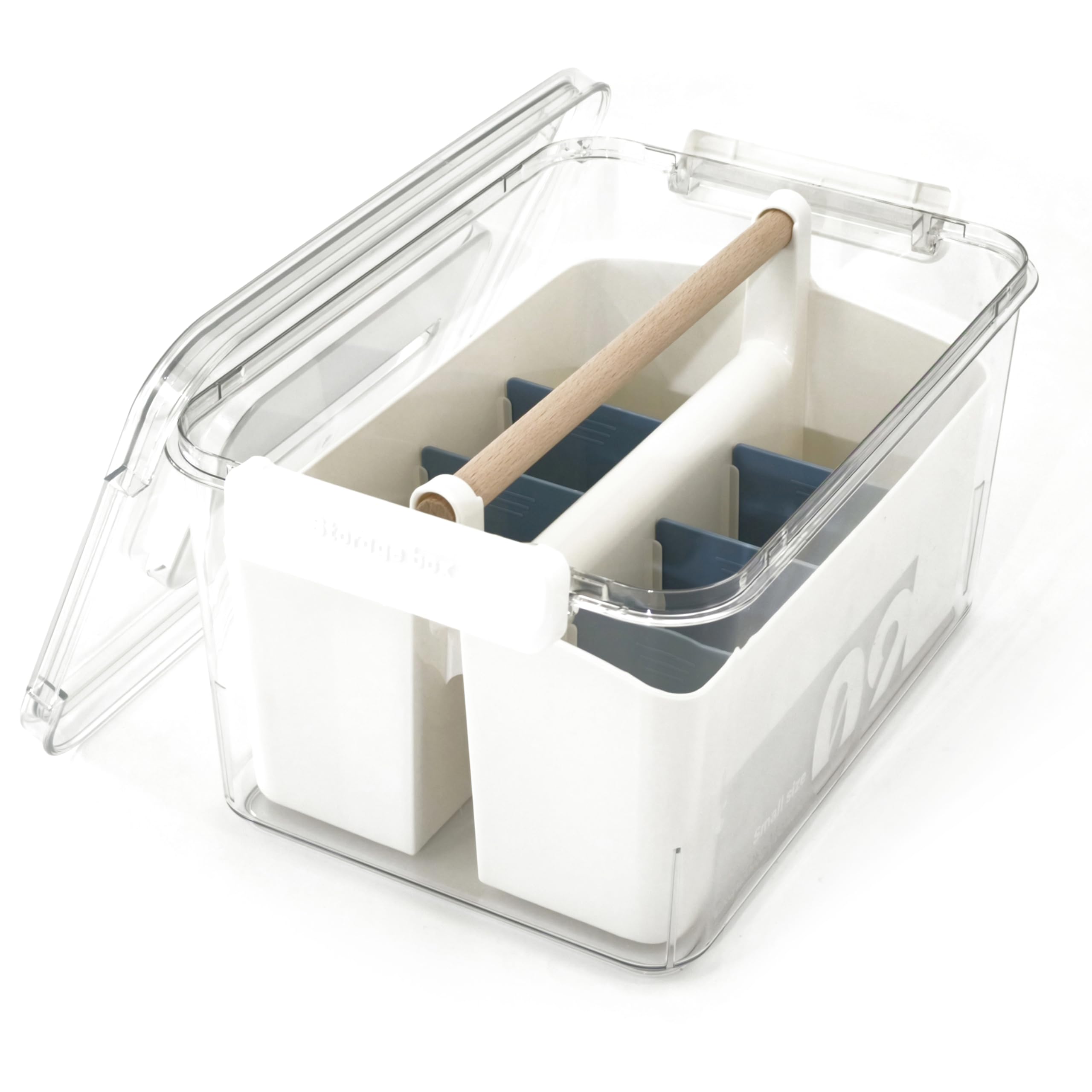 RETRONLY Portable Craft Box with Handle - Stack & Carry Storage ...