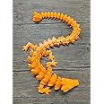 Amazon.com: Munnygrubbers - XL 26" Crystal Dragon Fidget Toy - Heavy Duty - 3D Printed Flexible ...