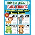 Libro de Trazos para Kinder: Un Cuaderno de Actividades para Aprender a ...