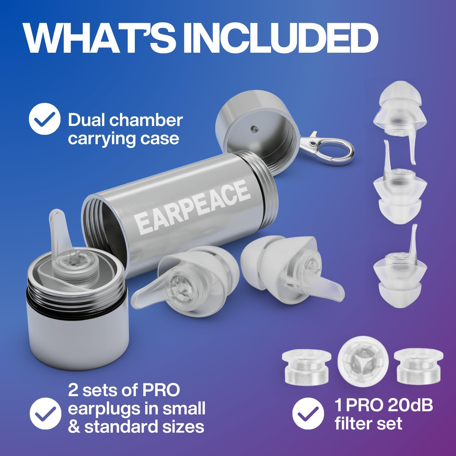 Mua EarPeace Music PRO - Concert Ear Plugs - High Fidelity Ear Plugs ...