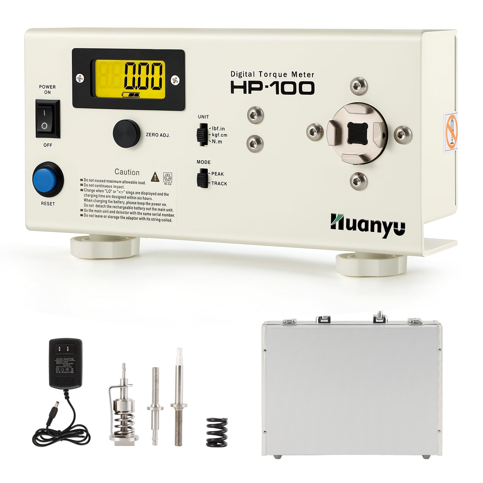 Huanyu Digital Torque Meter HP-100 Torque Gauge Portable Torsion Meter Screw Driver Wrench ...