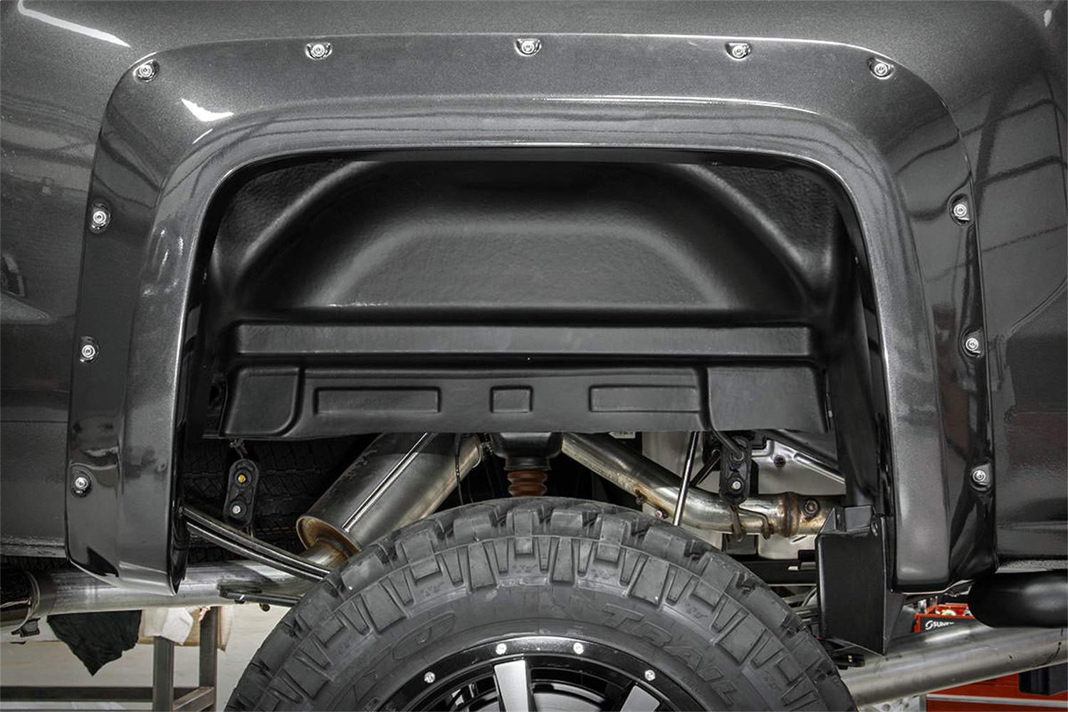 Rough Country Rear Wheel Well Liners for Chevy Silverado 1500 2WD/4WD ...