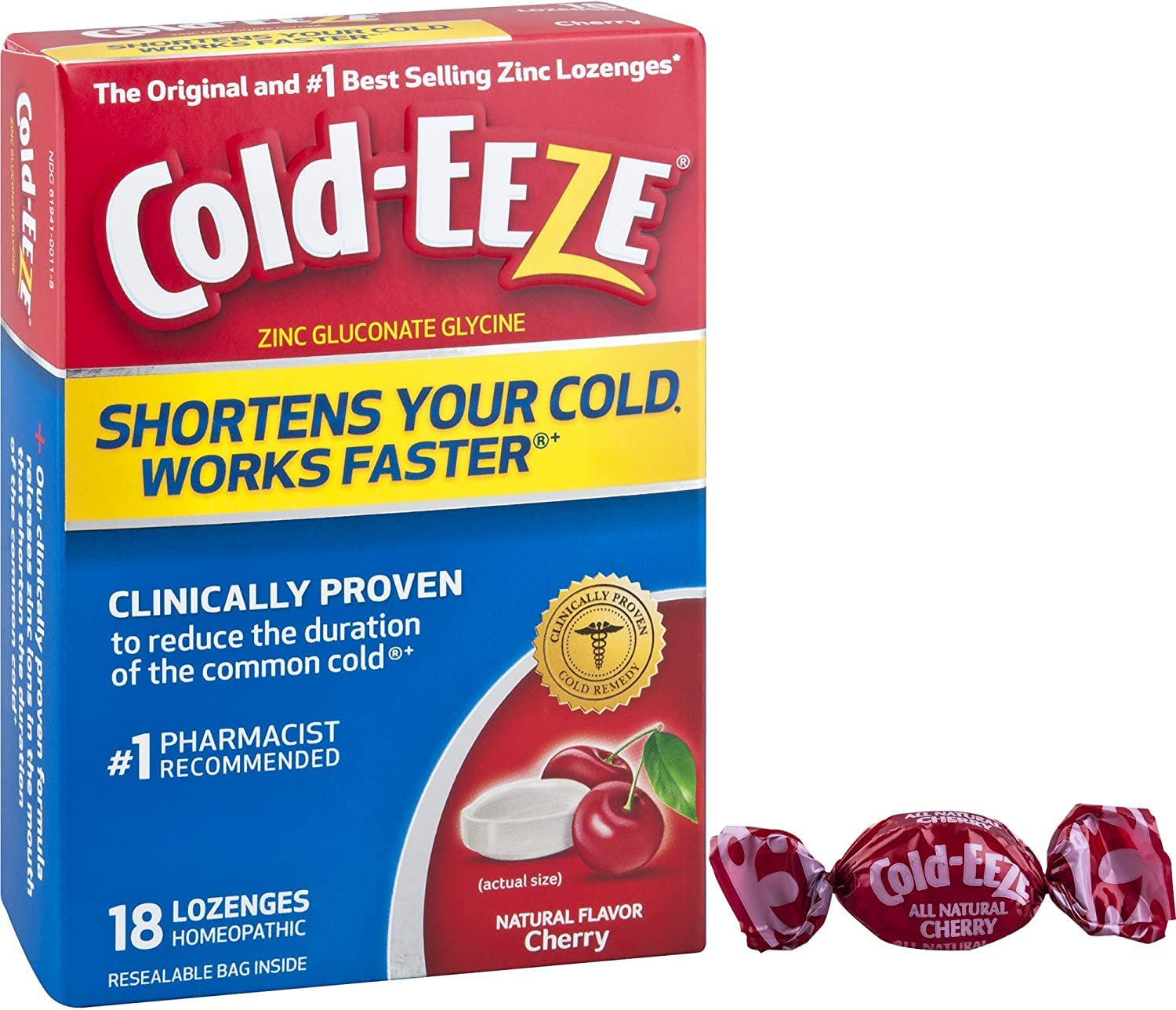 Mua COLD-EEZE Cold Remedy Lozenges All Natural Cherry, 18ct Twin Pack ...