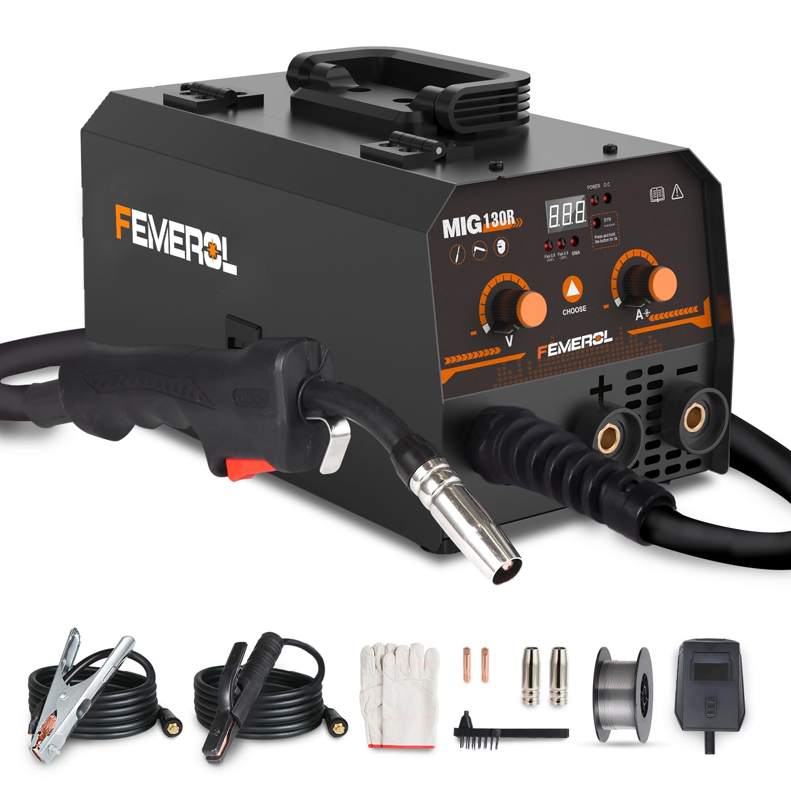 Mua MIG Welder,2 in 1 Flux core/Stick Welder,130Amp 110V Gasless MIG ...