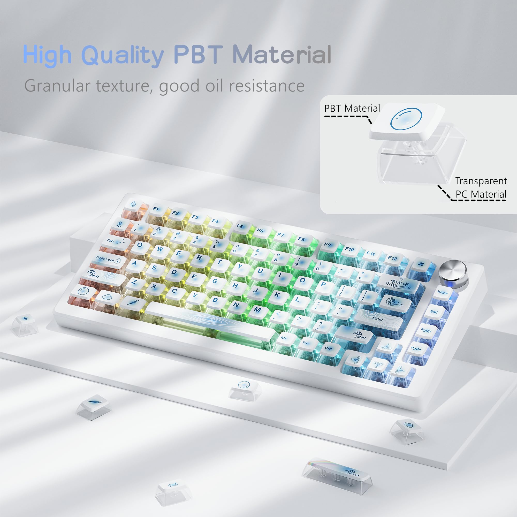 Mua XVX Pudding Keycaps - PBT Keycaps 116 Keys Dye-Sublimation and ...