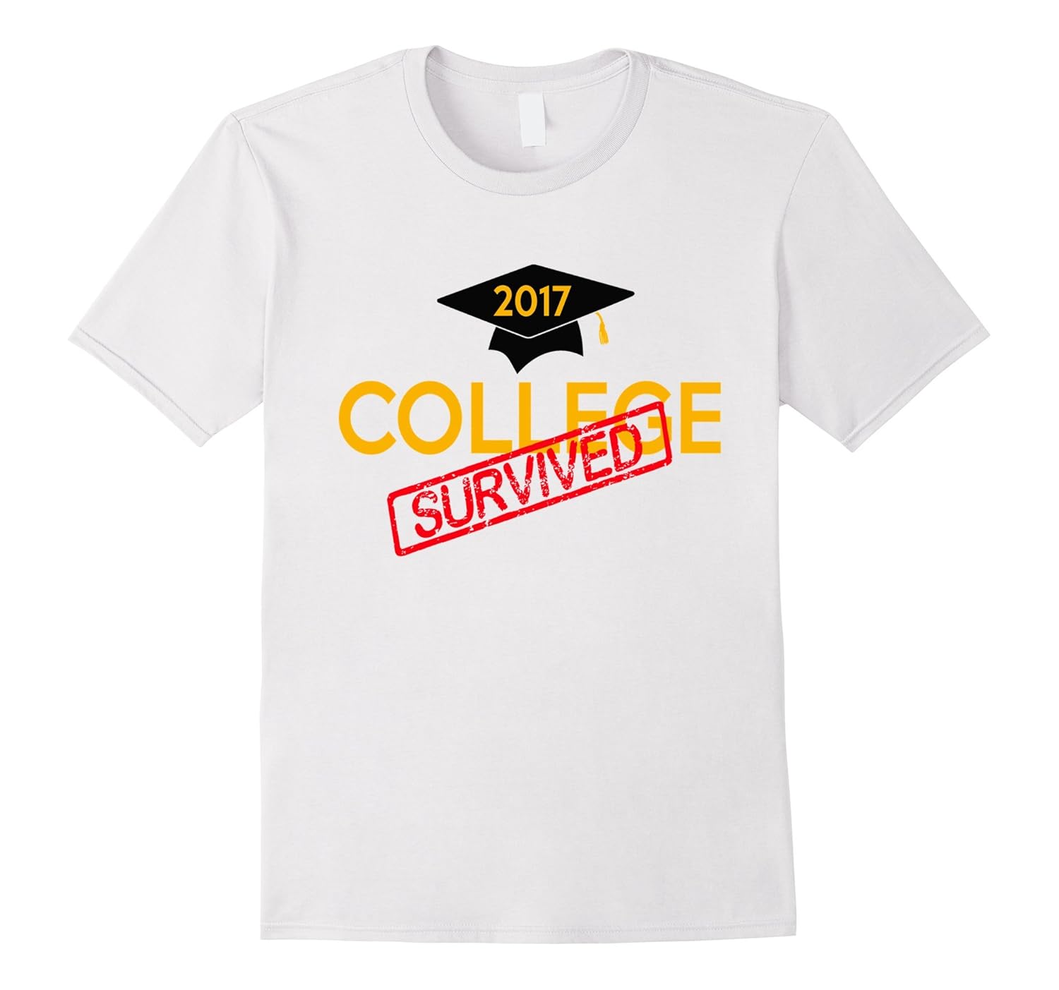 Class of 2017 College Survived Stamp Graduation Gift Shirt-Vaci – Vaciuk