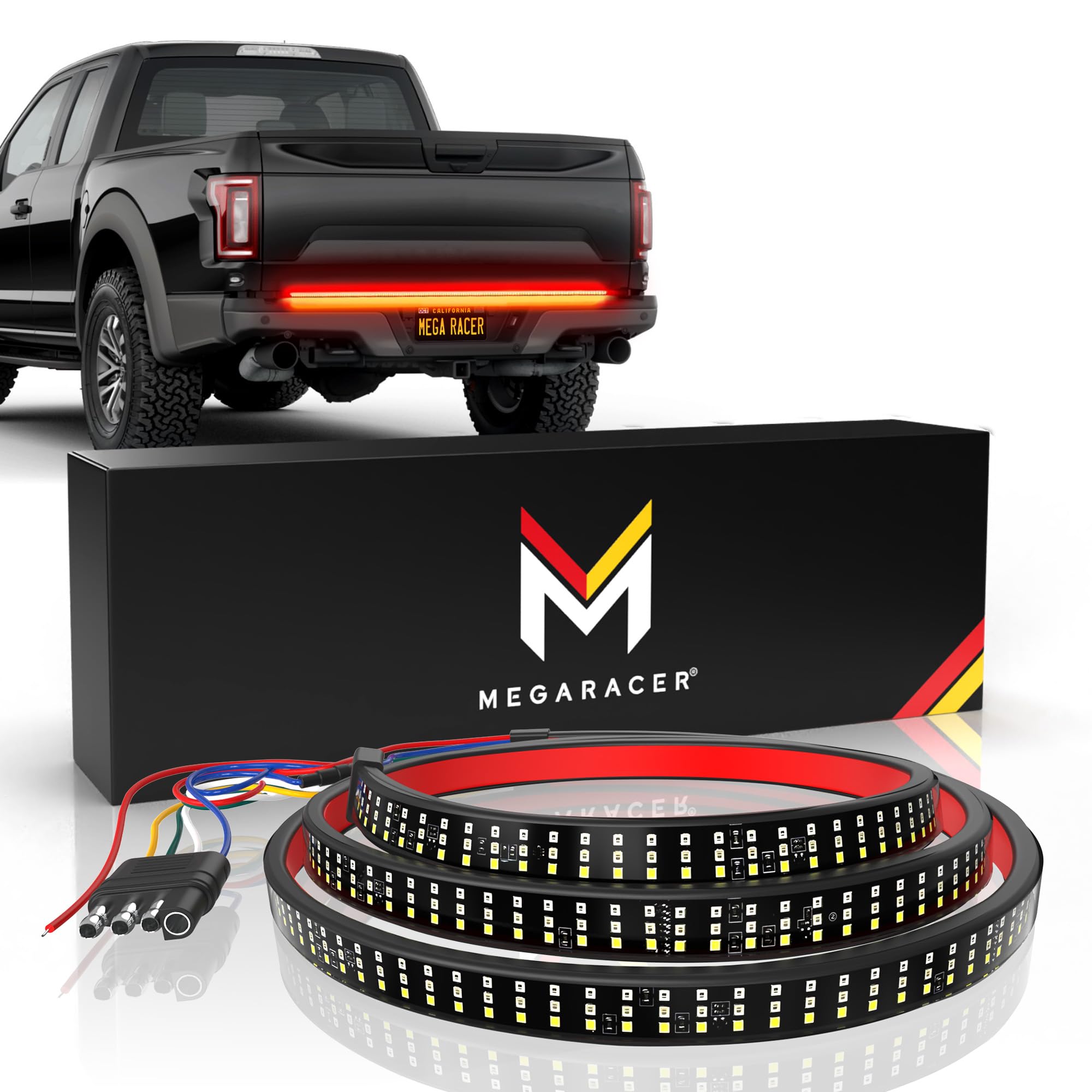 Mua Truck Tailgate Light Bar 60 Inch Triple Row | LED Brake Light Strip ...
