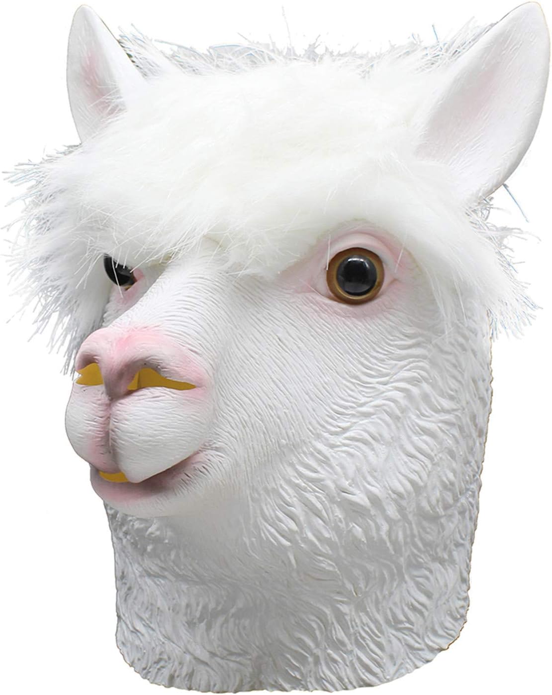 HAORONG Novelty Latex Head Mask Costume Party Mask Animal Alpaca Party ...