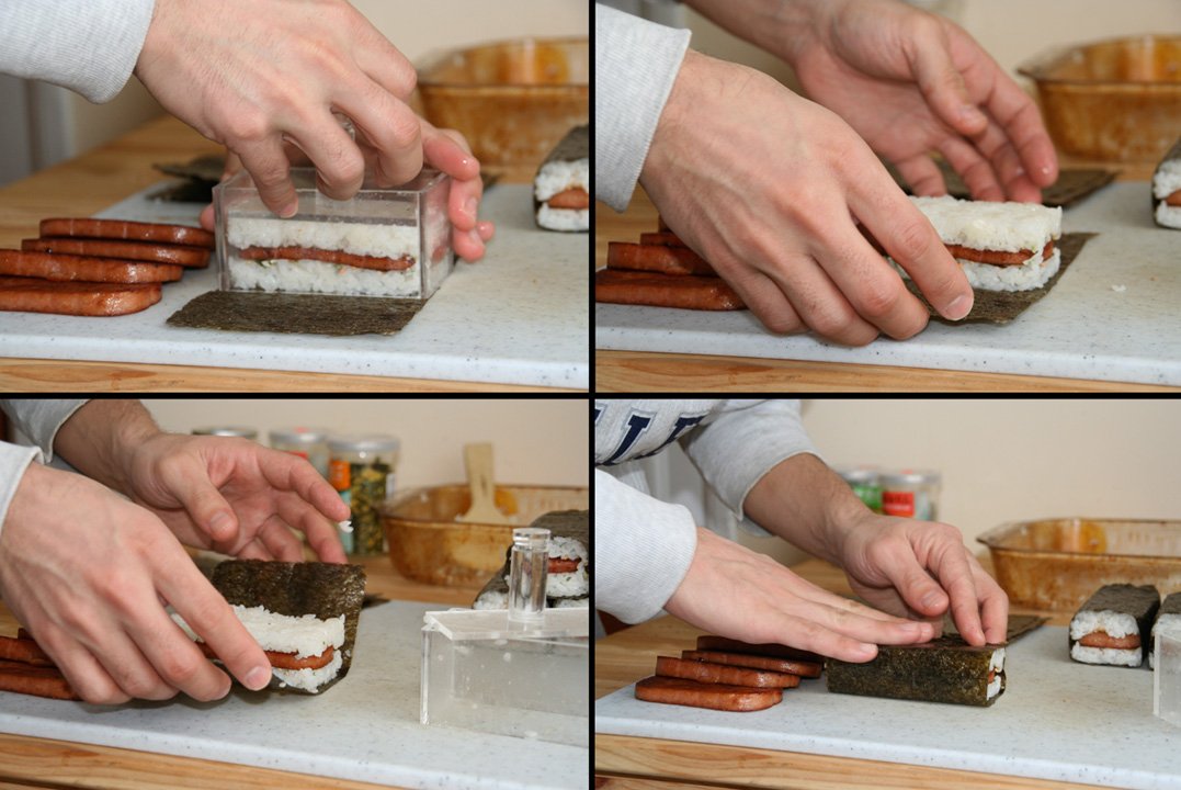 Single Clear Acrylic Musubi Press Non Stick Sushi Maker AZM Displays on ...