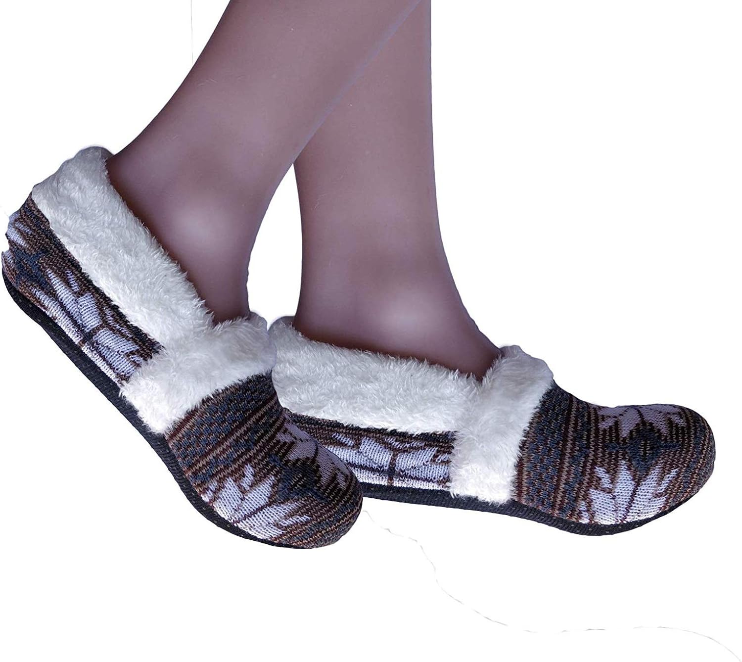 PinKit Warm Winter Slipper Fur Socks for Women/Ladies/Girl Colorful ...