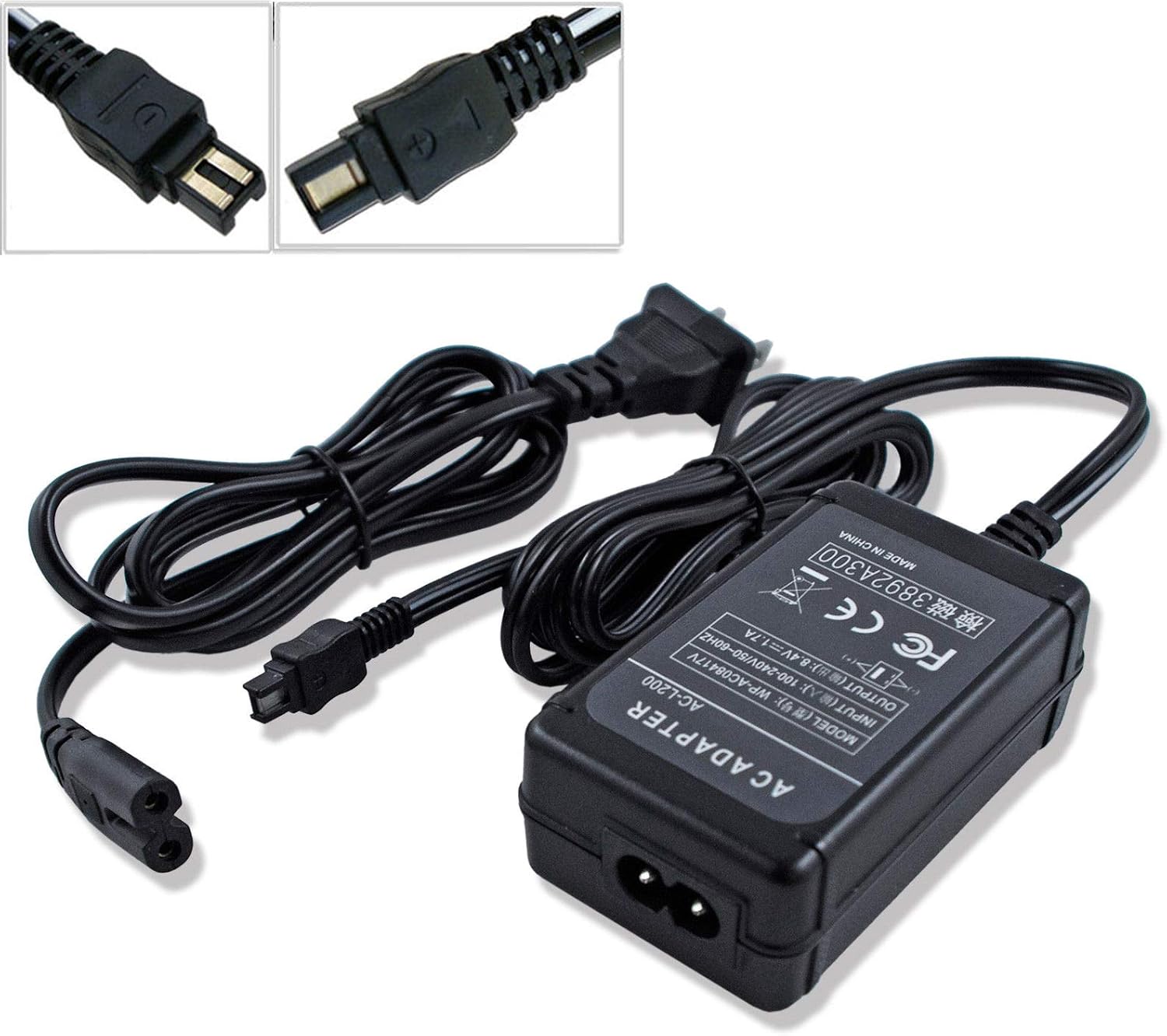 Amazon.com: AC Adapter Power Supply Cord for Sony HandyCam DCR-PC350 DCR-SR40 DCR-SR42 DCR-SR45 ...