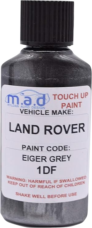 TOUCH UP PAINT FOR LAND ROVER RANGE ROVER EIGER GREY 1DF KIT 30ML SPORT ...
