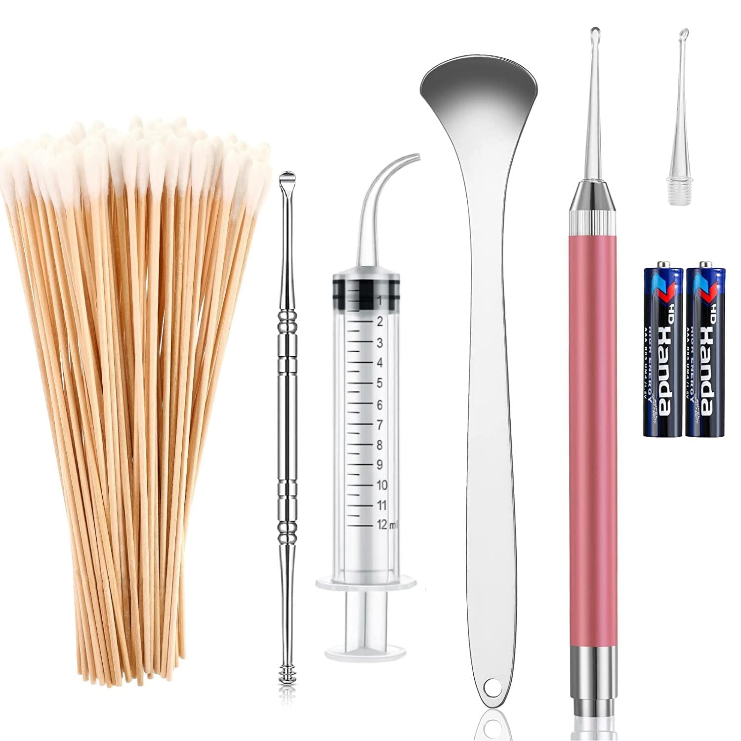 Xuke Tonsil Stone Removal Set Includes 1 Stainless Steel Tonsil Stone ...