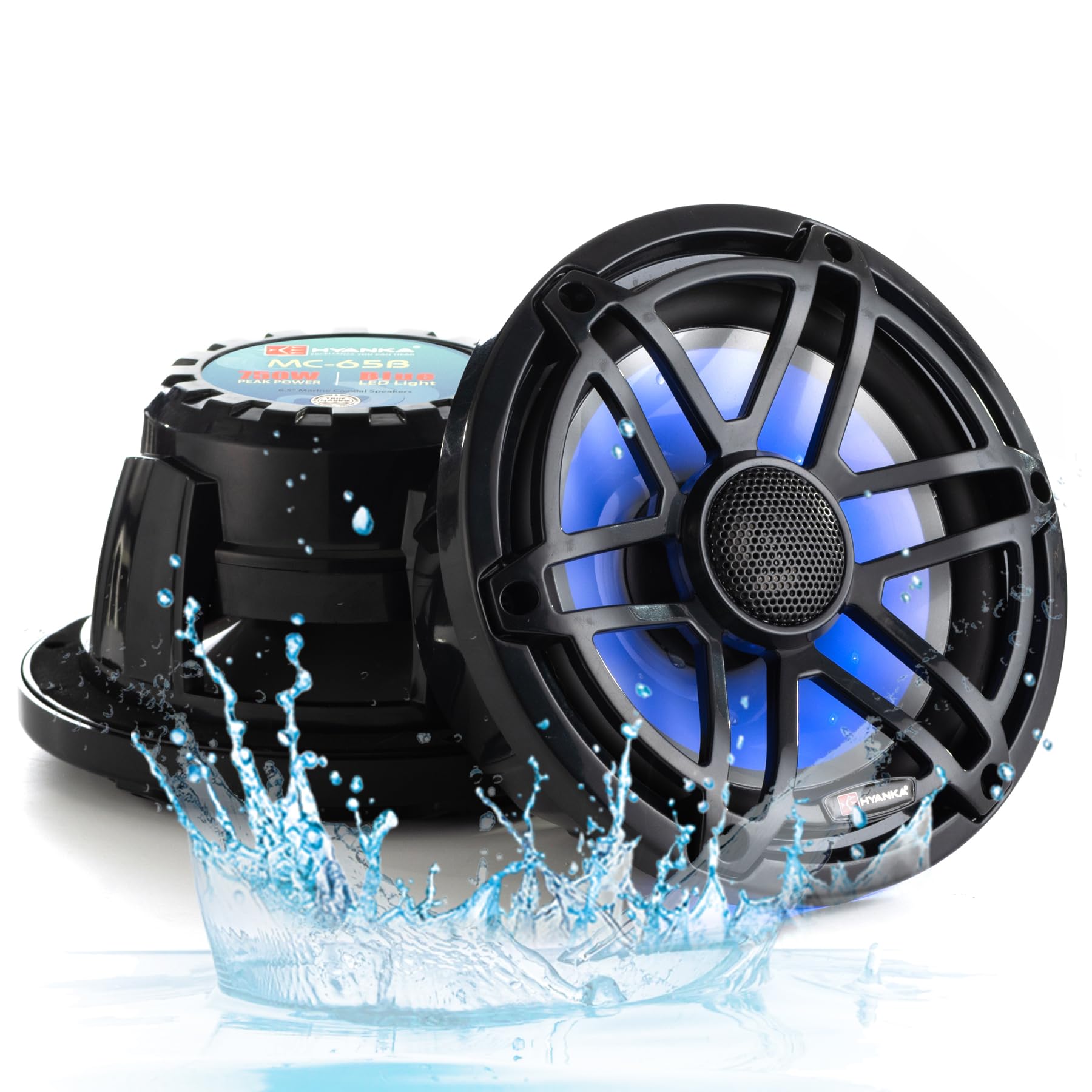 Mua H YANKA 6.5 Marine Speakers - Powerful 750W 2-Way IP67 Waterproof ...