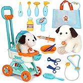 Amazon.com: Vet Kit Toys for Kids , Kids Doctor Toys Dog Puppy and Cat ...