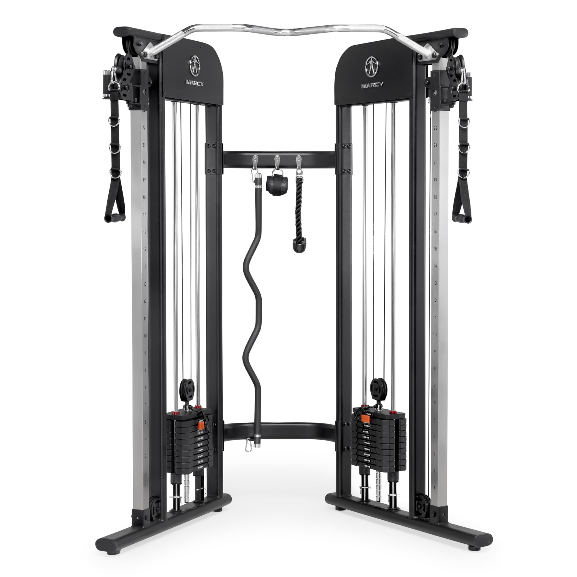 Marcy Strength Training Multi-Functional Trainer with 200 lb Weight ...