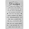 Amazon.com : SOUSYOKYO Grandpa Card Gifts from Granddaughter, Best Grandpa Fathers Day Birthday ...