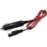 Amazon.com: SinLoon Cigarette Lighter SAE Battery Charger Cable,12V 15A Cigarette Lighter Plug ...