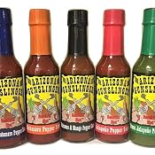 Amazon.com : Arizona Gunslinger Hot Sauce - 3 Variety Gift Pack (15 Oz ...