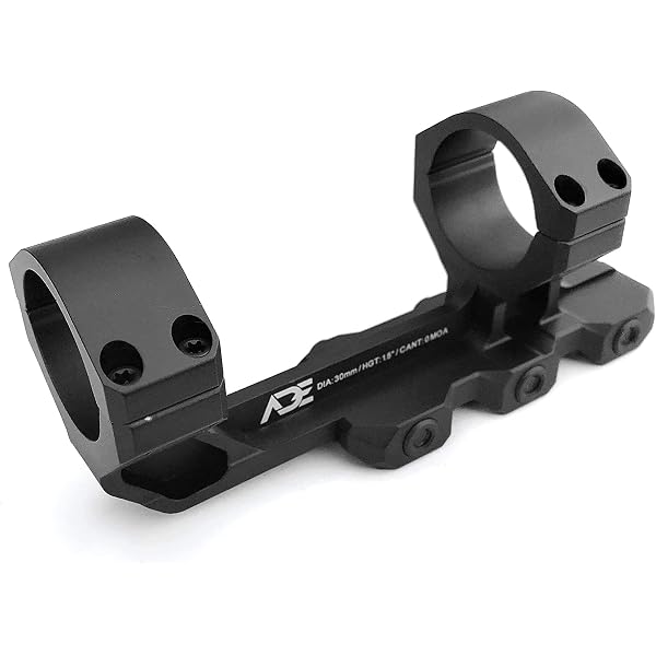 Hiram Scope Mount With Recoil Dampeners 30mm Offset Scope Mount - Quick ...