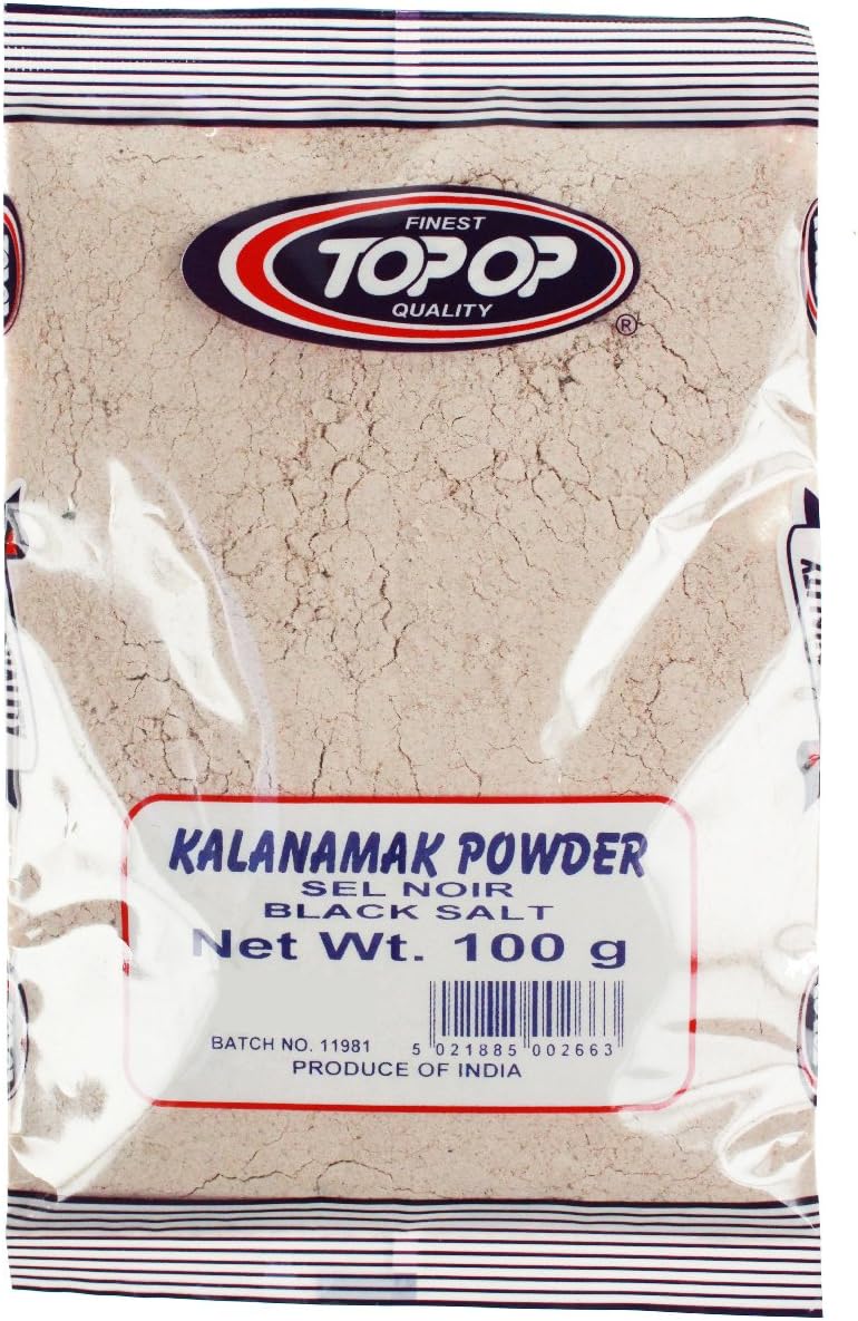 Top-Op Kala Namak Powder (Black Salt) 100g: Amazon.co.uk: Grocery