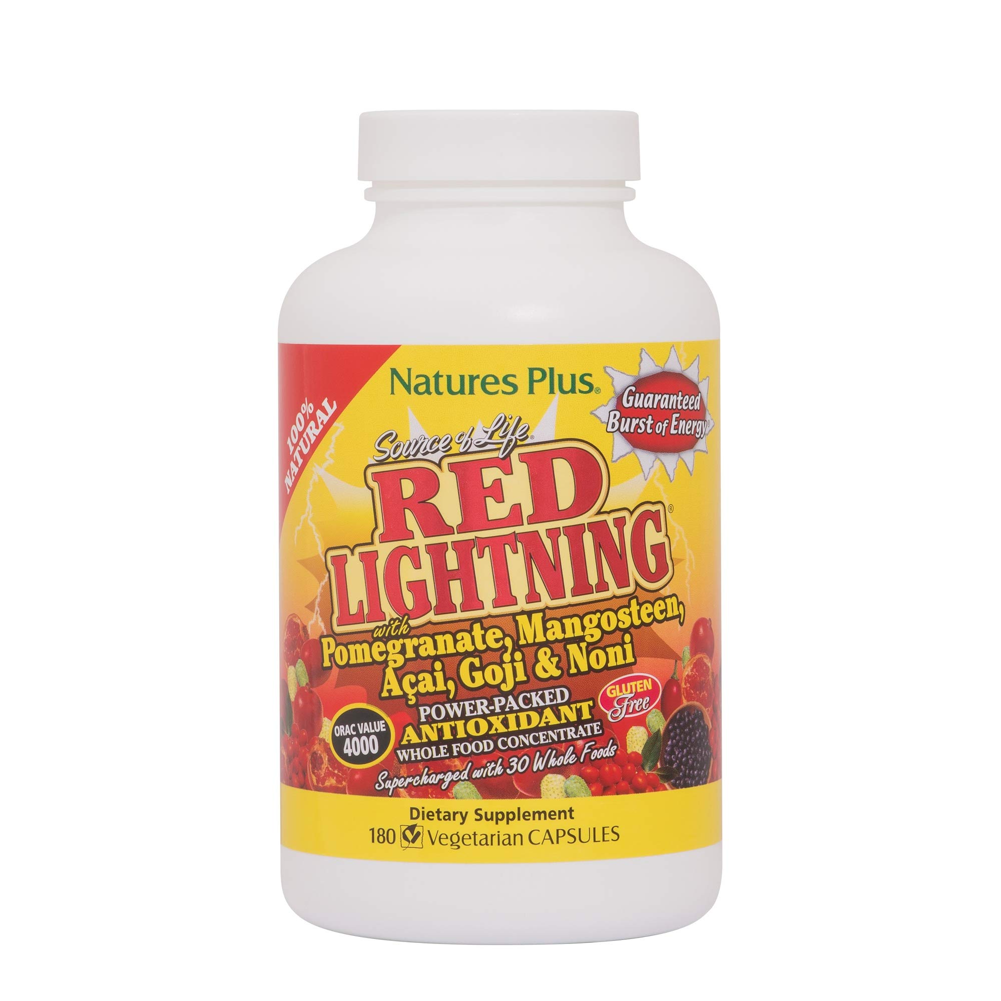 Amazon.com: Natures Plus Source of Life Green Lightning - 180 ...