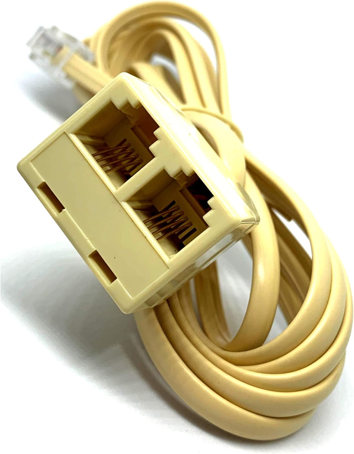 MainCore 2m Long RJ11 Male to 2 x RJ11 Ports Female ADSL Extension ...