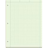 Ampad Engineers Computation Pad, Size 8-1/2 x 11, Greentint Paper, 5x5 ...