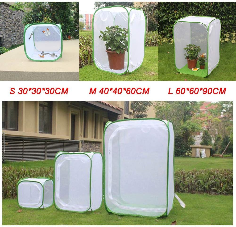 Insect Breeding Cages Butterfly Habitat Cage with Clear PVC Film ...