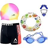 GOLDEN GIRL Swimming Kit for Boys Kids & Men (180119001_Blue): Amazon ...