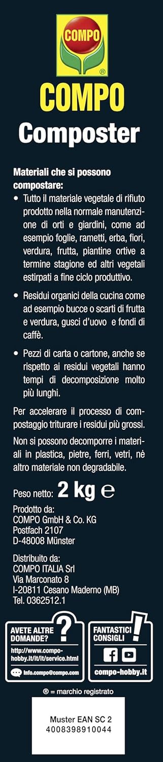 Compo Composter Vegetable Waste Decomposition Accelerator 2kg – BigaMart