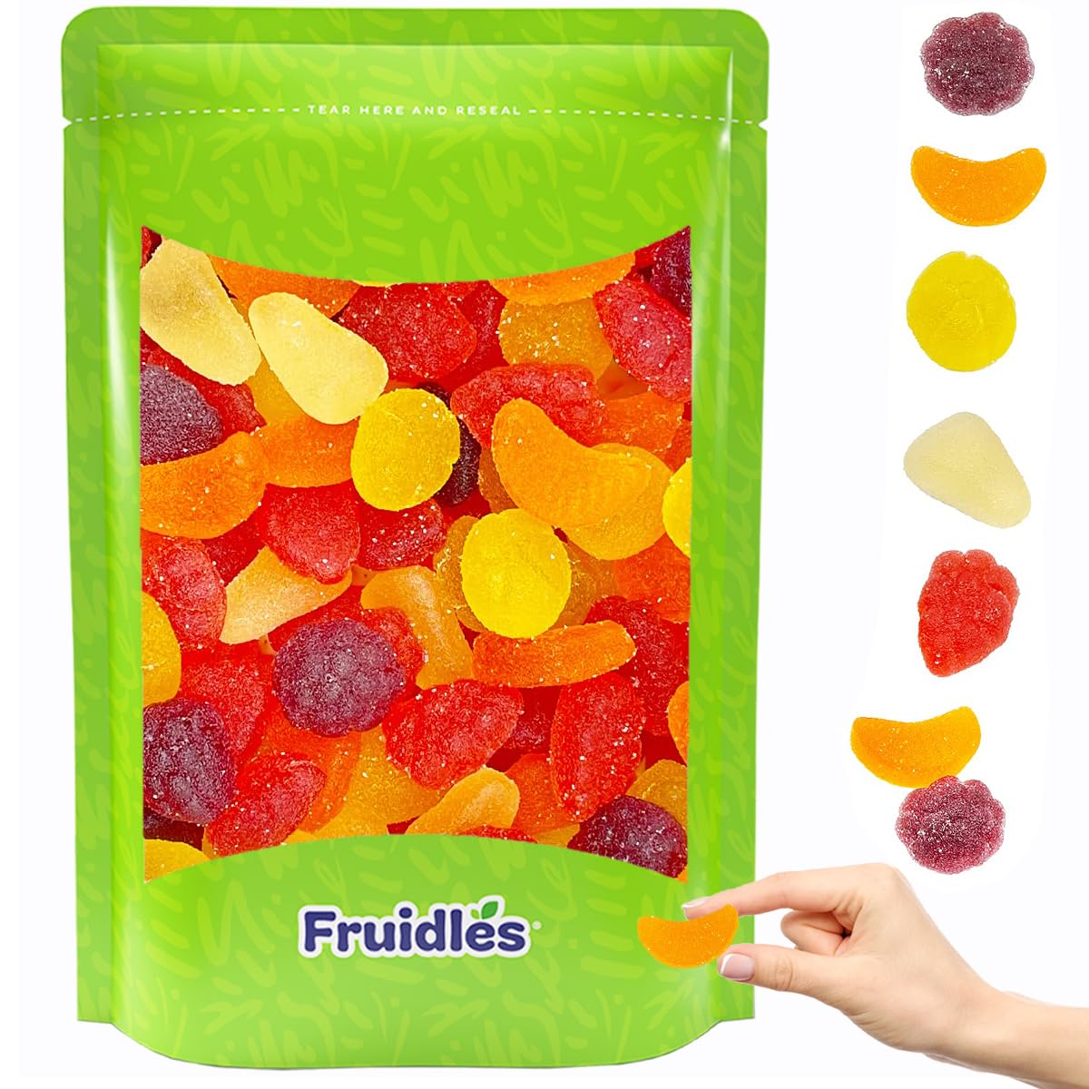 Fruidles Multicolor Jelly Fruit Gummy (No Artificial Flavor) Candy ...