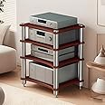 Amazon.com: SHZYJBRY 4-Tier AV Media Stand, Stereo Racks and Stands ...