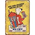 Amazon.com: Vintage Metal Sign ICEE Funny Tin Sign Retro Ad Poster ...